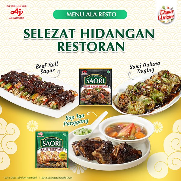 Menu Ala Resto - Promo & Event - Dapur Umami