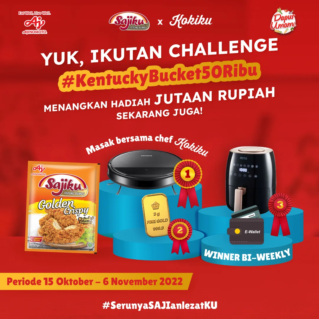KENTUCKY BUCKET 50 RIBU CHALLENGE - Promo & Event - Dapur Umami