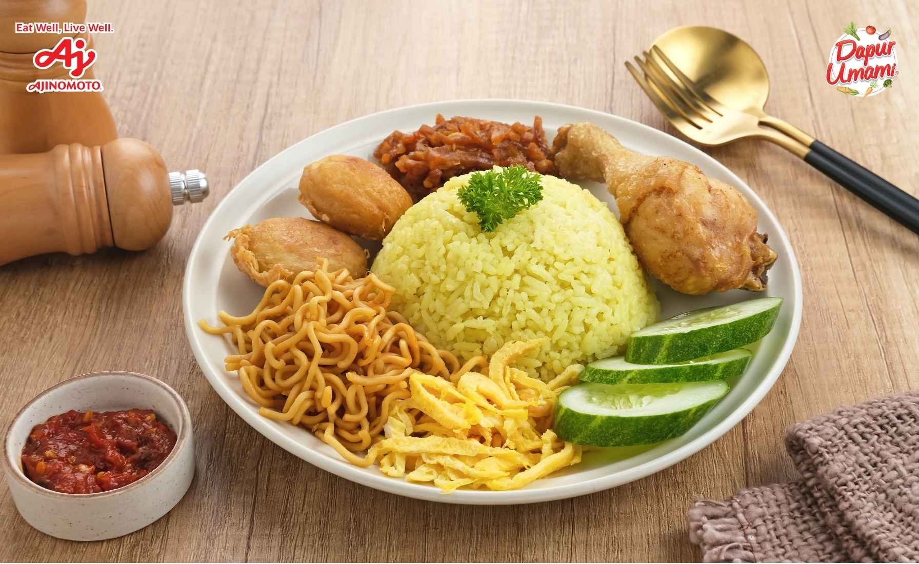 Resep dan Lauk Pendamping Nasi Kuning yang Gurih dan Pulen - Dapur Umami