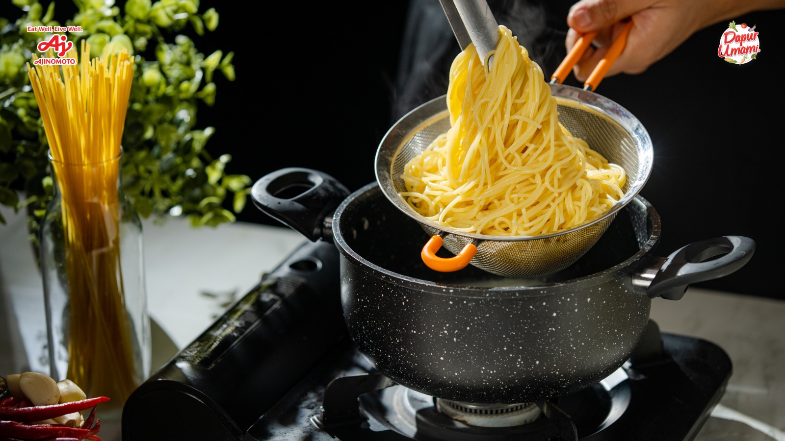 Resep Spaghetti Ayam Special ala Sajiku® - Dapur Umami